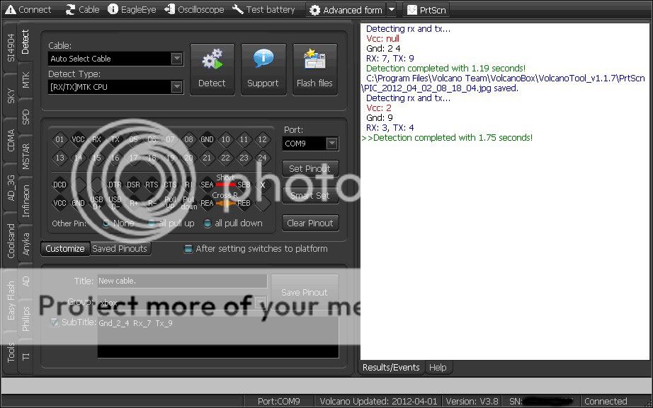 GSM-Forum - Volcano box nitro mtk detection test reports