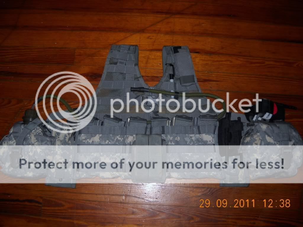 USGI issue MOLLE FLC (fighting load carrier) Vest Review. 56k suicide ...