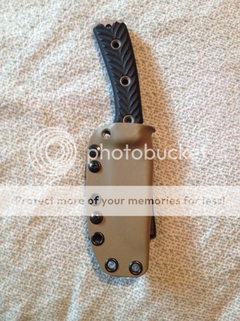 Busse SAR 3 with black G10 handles and double cut blade (SOLD ...